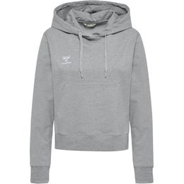 Hummel Verstellbare Taille Kapuzenpullover Hmlgo Damen in GREY MELANGE | Gr.: XXL
