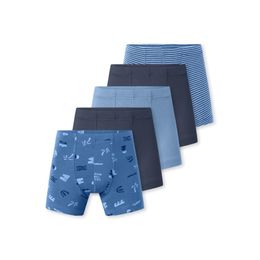 Schiesser Trunk 955 Multi in blau-wei&szlig; gestreift, dunkelblau, hellblau | Gr.: 98