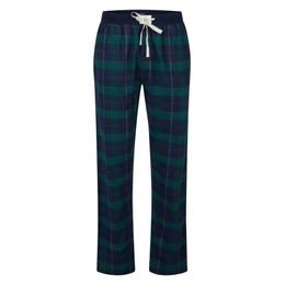 Happy Shorts Pyjamahose Christmas in navy/green check | Gr.: XL