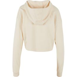 Urban Classics Damen Ladies Oversized Cropped Light Terry Hoodie in whitesand | Gr.: L