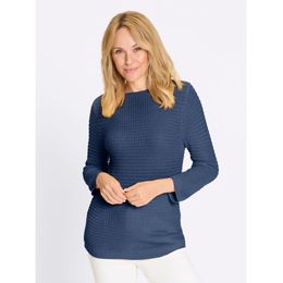 Sieh an! 3/4-Arm-Pullover in jeansblau | Gr.: 52