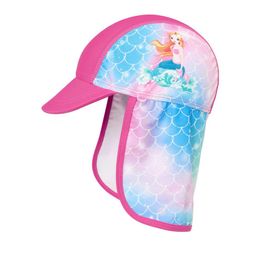 Playshoes UV-Schutz M&uuml;tze Meerjungfrau in Pink | Gr.: 49 cm