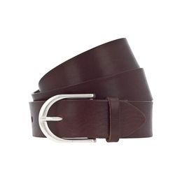 Vanzetti G&uuml;rtel Leder in dark brown | Gr.: 95 cm