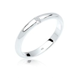 Elli DIAMONDS Ring 925 Sterling Silber Ehering, Verlobungsring in Wei&szlig; | Gr.: 58