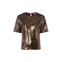 Marie Lund Shirt in schoko gold - 0001 | Gr.: XXL