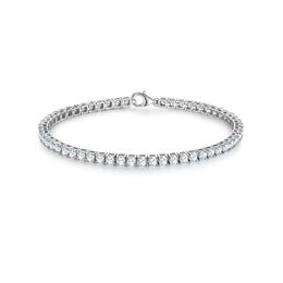 Trilani Armband aus Sterling Silber mit Zirkonia in silber | Gr.: 21 cm