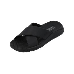 Skechers Pantoletten & Badeschuhe in Schwarz | Gr.: 47.5