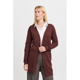 b. young Strick-Cardigan langarm BYNONINA Regular fit in Hot Chocolate Melange | Gr.: S