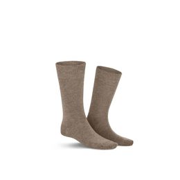 Kunert Socken Richard druckfreier Bund in Beige-mel. | Gr.: 43-46