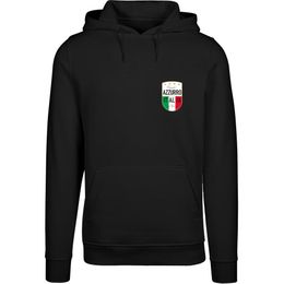 Mister Tee Azurro Italia Hoody in black | Gr.: XXL