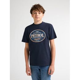 PETROL INDUSTRIES Bedrucktes Jersey-T-Shirt Nopal in Blau | Gr.: 140