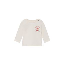 Noppies Langarmshirt - Backprint in Egret | Gr.: 62