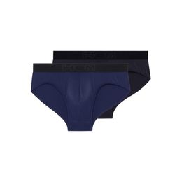 HOM Mini Slip / Unterhose Supersoft in Dunkelblau / schwarz | Gr.: S