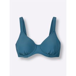 feel good Damen Bikini-Oberteil mit herausnehmbaren Softcups, topas, Gr&ouml;&szlig;e 40B