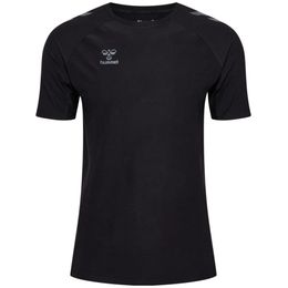 Hummel T-Shirt Hmlcima Herren in BLACK MELANGE | Gr.: 3XL