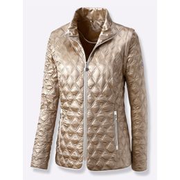 CREATION L PREMIUM Witt Damen Leichtdaunenjacke mit 2 Tragevarianten, beige, Gr&ouml;&szlig;e 36