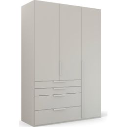 Dreht&uuml;renschrank Rauch "Kleiderschrank Schrank Garderobe W&auml;scheschrank PURISMA", grau (seidengrau), B:151cm H:223cm T:60cm, Holzwerkstoff, Schr&auml;nke, Dreht&uuml;renschrank, mit Schubladen und umfangreichem Zubeh&ouml;r MADE IN GERMANY