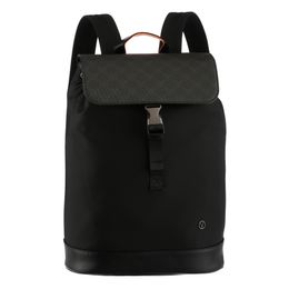 Valentino Handbags Cityrucksack VALENTINO BAGS "NEMESYS", Herren, schwarz, Rucks&auml;cke Cityrucksack, Freizeitrucksack mit &Uuml;berschlag