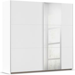 Schwebet&uuml;renschrank Rauch "Kleiderschrank Schrank Garderobe TOPSELLER AURELIO", wei&szlig; (alpinwei&szlig;), B:218cm H:210cm T:59cm, Holzwerkstoff, Schr&auml;nke, Schwebet&uuml;renschrank, zeitloses Design, viele Farben, Breiten 175/218/261 cm MADE IN GERMANY, Topseller