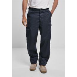 Cargohose Brandit "Brandit Herren US Ranger Cargo Pants", Damen, Gr. L, US-Gr&ouml;&szlig;en, navy, 65% Polyester, 35% Baumwolle, loose fit, Hosen Cargohose