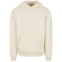 Kapuzenpullover Urban Classics "Urban Classics Fluffy Hoody", Herren, Gr. 5XL, sandwei&szlig;, 70% Baumwolle, 30% Polyester, unifarben, normal, ohne Ausschnitt, Pullover Kapuzenpullover
