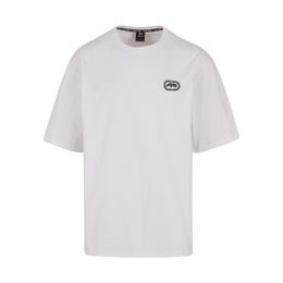 T-Shirt Ecko Unltd. "Ecko Unltd. T-Shirts Crossover", Damen, Gr. S, hellwei&szlig;, 100% Baumwolle, bedruckt, oversize, Rundhals, Shirts T-Shirt
