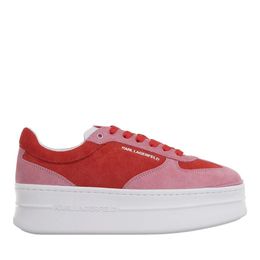 K by KARL LAGERFELD Karl Lagerfeld Low-Top Sneaker - Kobo Iii Apron Front Lo - Gr. 41 (EU) - in Rot - f&uuml;r Damen
