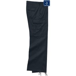 Cargohose Brandit "Brandit Herren US Ranger Cargo Pants", Damen, Gr. L, US-Gr&ouml;&szlig;en, schwarz, 65% Polyester, 35% Baumwolle, loose fit, Hosen Cargohose