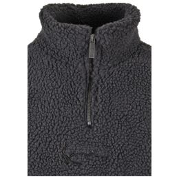 Kapuzensweatshirt Karl Kani "Karl Kani Herren KM223-058-1 Metal Signature Teddy Troyer", Herren, Gr. M, anthrazit, 100% Polyester, unifarben, Sweatshirts