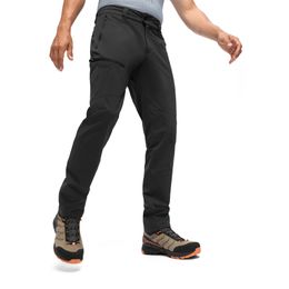 Outdoorhose Maier Sports "Nil Loop", Herren, Gr. 102, Langgr&ouml;&szlig;en, schwarz, 55% Polyester, 45% Polyester (recycelt), Hosen Outdoorhose, Herren Wanderhose, atmungsaktive Funktionshose, Regular Fit