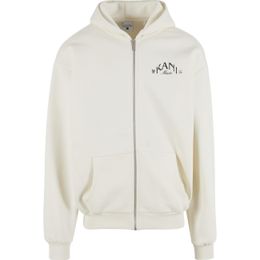 Kapuzenpullover Karl Kani "Karl Kani Kani Palm Os Zip Hoodie", Herren, Gr. M, wei&szlig;, 65% Baumwolle, 35% Polyester, Pullover Kapuzenpullover