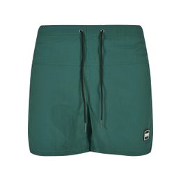 Badeshorts Urban Classics "Urban Classics Herren Block Swim Shorts", Herren, Gr. XL, US-Gr&ouml;&szlig;en, gr&uuml;n, 100% Polyamid, Badehosen Badeshorts