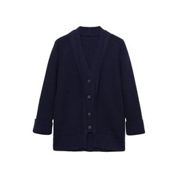 Mango Knit Cardigan 'Soto' female Blue size M