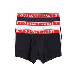 Guess Boxershorts 'Brian' Herren Gr&ouml;&szlig;e S dunkelblau / hellgrau / rot / schwarz