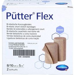 P&uuml;tter Flex Duo Binde 8/10 cmx5 m 2 St