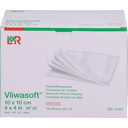 Vliwasoft Vlieskompressen steril 10x10 cm 6l. 100 St