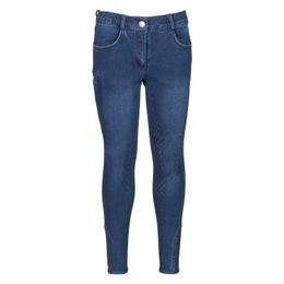black forest kids Jeans-Vollbesatz-Reithose blau Damen 128
