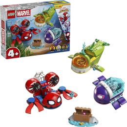 Konstruktionsspielsteine Lego "Spidey: Unterwasserfahrzeuge (11207), Lego Spidey", bunt, Spielbausteine, Kinder, Kunststoff, Konstruktionsspielsteine, Made in Europe