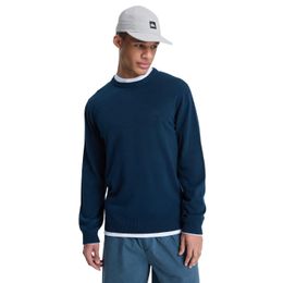 Strickpullover Quiksilver "Salt Water Light", Herren, Gr. XL, schwarz navy, Obermaterial: 100% Walkfrottier;, Pullover Strickpullover