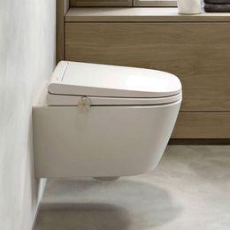 Laufen Cleanet Meda Wand-Dusch-WC mit Silent Flush, mit WC-Sitz, H604110000S002,