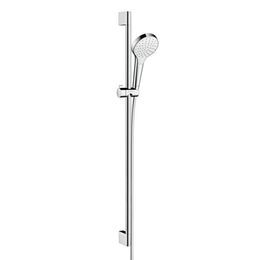 Hansgrohe Croma Select S Brausegarnitur mit Stange, 1 Strahlart, 26574400,