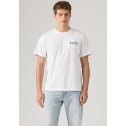 Levi's T-Shirt LEVI'S "SS RELAXED FIT TEE", Herren, Gr. M, serving up classics wei&szlig; plus, Jersey, Obermaterial: 100% Baumwolle, bedruckt, relaxed fit h&uuml;ftbedeckend, Rundhals, Shirts T-Shirt, mit gro&szlig;em Frontprint