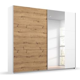 Schwebet&uuml;renschrank Rauch "Kleiderschrank Schrank Garderobe TOPSELLER AURELIO", wei&szlig; (alpinwei&szlig;, eiche artisan), B:261cm H:210cm T:59cm, Holzwerkstoff, Schr&auml;nke, Schwebet&uuml;renschrank, zeitloses Design, viele Farben, Breiten 175/218/261 cm MADE IN GERMANY