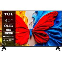 TCL 40V5C, QLED-Fernseher 100.3 cm (40 Zoll), schwarz, FullHD, Triple-Tuner, Smart TV