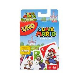 Mattel UNO Super Mario Kartenspiel mit Spezialkarten