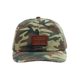 Levi's Baseball Cap LEVI'S "RELAXED HERITAGE", Damen, phalarope camo print v2 demitasse, Baumwolle, Caps Baseball Cap, Unisex