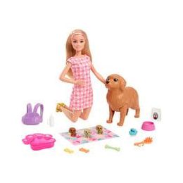 Mattel Puppe mit Hund und Welpen