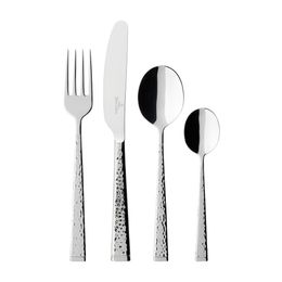 Villeroy & Boch Besteck-Set VILLEROY & BOCH "Tafelbesteck Blacksmith 24er Set silber", silber, Essbesteck-Sets, Besteck-Set