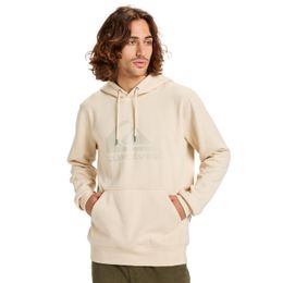 Kapuzensweatshirt Quiksilver "Comp Logo", Herren, Gr. M, bone wei&szlig;, Obermaterial: 60% Walkfrottier, 40% Microfaser;, Sweatshirts Kapuzensweatshirt