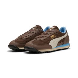 Sneaker Puma "EASY RIDER FUTBOLITO", Damen, Gr. 40, chocolate, warm wei&szlig;, Leder, unifarben, Schuhe Sneaker